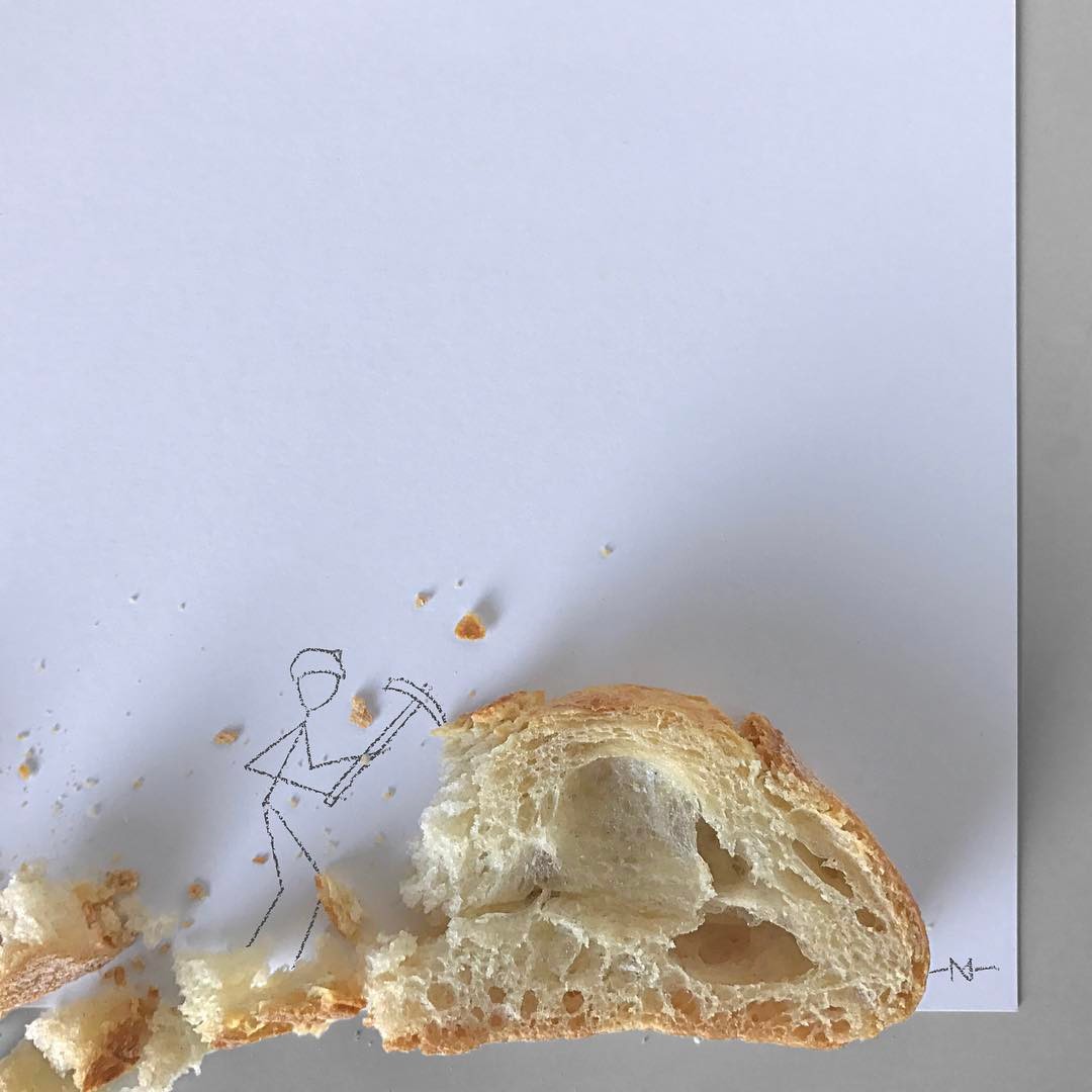 10 Mesmerizing Arts Combining Drawings with Everyday Objects - WOWPARROT